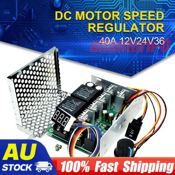 DC 10-55V 12V 24V 48V 60A PWM Motor Speed Controller